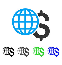 Banking symbol financial system icon circulation Vector Image