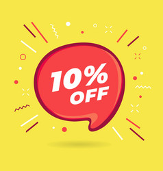 Mega sale speech bubble shaped banners Royalty Free Vector