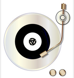 Retro 45 rpm record labels Royalty Free Vector Image