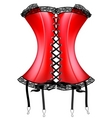 Black Lace Corset Corset Vector By Prikhnenko Image 1891137 Vectorstock