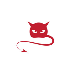 Devil logo Royalty Free Vector Image - VectorStock