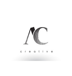 A c letter logo design creative ac letters icon Vector Image