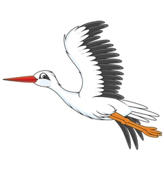 Stork Royalty Free Vector Image - VectorStock