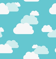 Clouds seamless pattern set Royalty Free Vector Image
