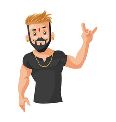 Rajput boy Royalty Free Vector Image - VectorStock