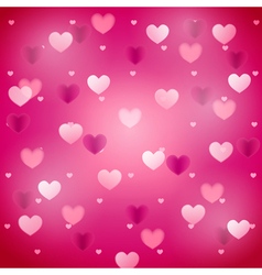 Pink hearts balloons Royalty Free Vector Image