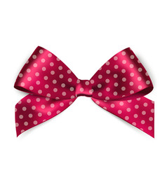 Abstract silver light background with red ribbon Vector Image