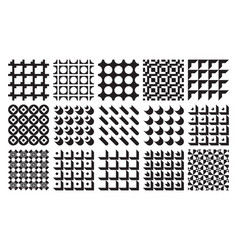 Graphic patterns set Royalty Free Vector Image