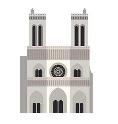 Isometric infographic notre dame de paris - hd Vector Image