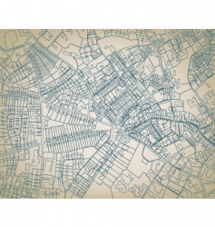 Hand drawn city plan sketch Royalty Free Vector Image