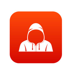 Hood icon simple style Royalty Free Vector Image