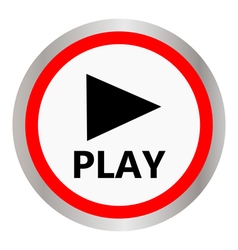 No play or football sign Royalty Free Vector Image