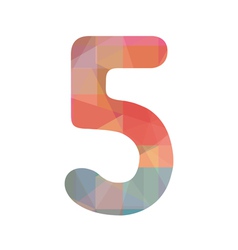 Number 5 Royalty Free Vector Image - VectorStock