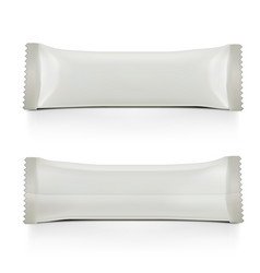 Set isolated blank wrap for candy chocolate Vector Image