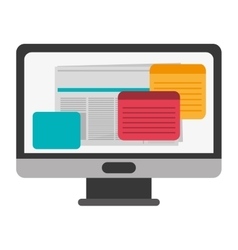 Old computer Royalty Free Vector Image - VectorStock