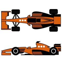 Letter r tracing racing car Royalty Free Vector Image