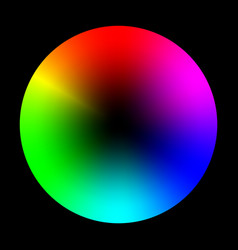 Colorful palette full spectrum colors Royalty Free Vector