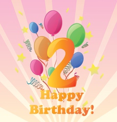 Happy birthday background Royalty Free Vector Image