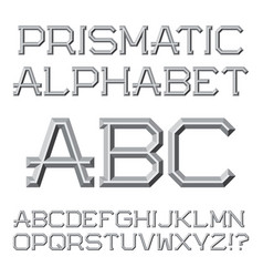 Dynamic crumble font Royalty Free Vector Image
