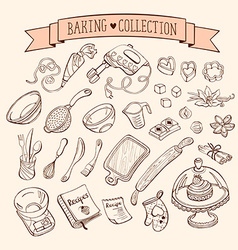Baking doodle Royalty Free Vector Image - VectorStock