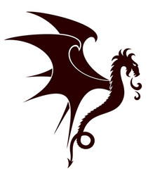 A dragon symbol Royalty Free Vector Image - VectorStock