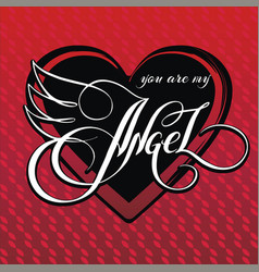 My angel is always with me 5 Royalty Free Vector Image