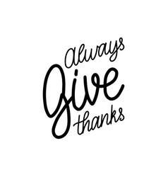 Always smile - hand lettering inscription text Vector Image