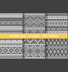 Aztec seamless pattern Royalty Free Vector Image