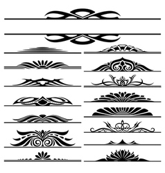 Victorian Ornamental Vintage Decoration Border Vector Image