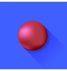 Red glass ball Royalty Free Vector Image - VectorStock