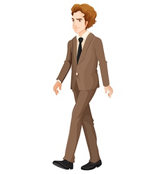 A tall man walking Royalty Free Vector Image - VectorStock