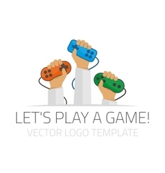 Pro gamer - gaming logo design template bundle Vector Image