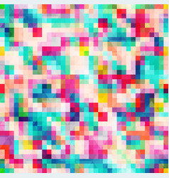 Rainbow color geometric seamless pattern Vector Image