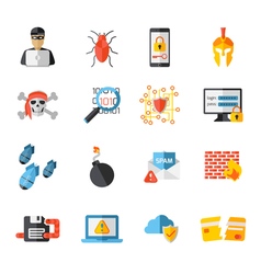 Cyber crime hacking and phishing concept Vector Image