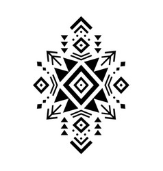 Aztec navajo elements set southwestern symbols Vector Image