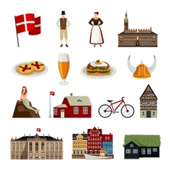 Nordic Countries Flags Icon Set Royalty Free Vector Image - VectorStock