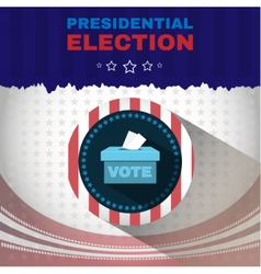 Usa election voting map Royalty Free Vector Image