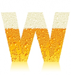 Alphabet beer Royalty Free Vector Image - VectorStock