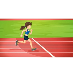 Track lanes Royalty Free Vector Image - VectorStock