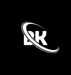Bkb logo letter design Royalty Free Vector Image