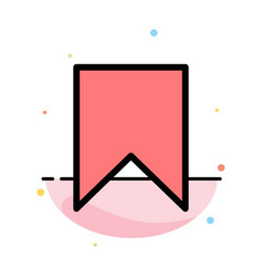 Flag instagram interface save tag bold and thin Vector Image