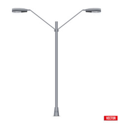 Vintage lamp post sign Royalty Free Vector Image