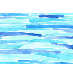 Abstract blue line background watercolor Vector Image
