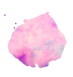 Soft pink powder color watercolor background Vector Image