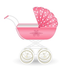 Pram - baby carriage Royalty Free Vector Image