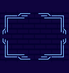 Memphis style frame geometric objects of the 80s Vector Image