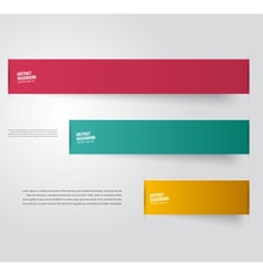 Colorful infographic banners tabbed labels Vector Image