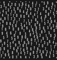 Seamless pattern with the numbers Royalty Free Vector Image