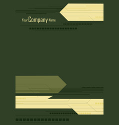 Modern cover template Royalty Free Vector Image