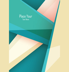 Modern cover template Royalty Free Vector Image